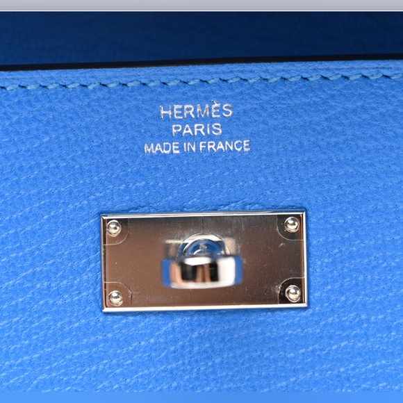 Hermes | Bags | Hermes Kelly Longue Wallet In Blue Zanzibar | Poshmark
